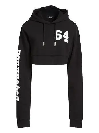 Dsquared2 Cotton French Terry Sweatshirt - Black