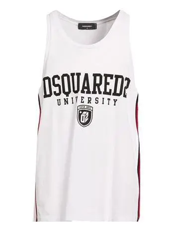 Dsquared2 Tank Top Size Cotton - White