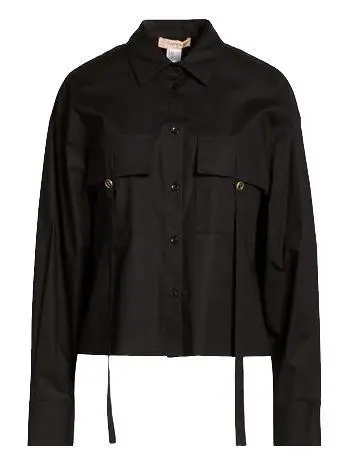 TWINSET Shirt In Cotton And Elastane - Black