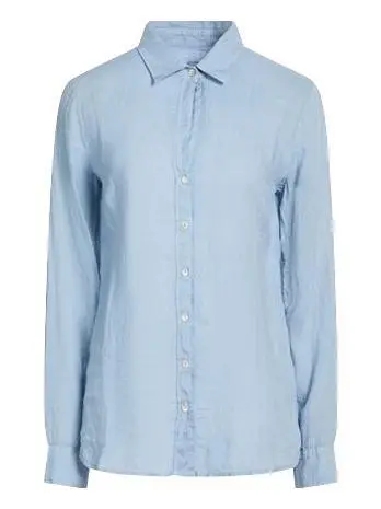 120% Lino Linen Shirt - Blue