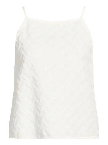 Alpha Studio Crepe Top - White