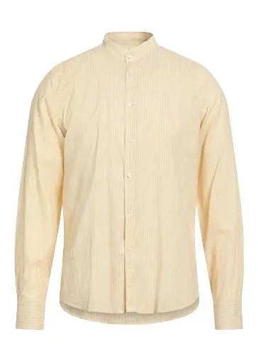 MANUEL RITZ Shirt Size Linen, Cotton - Beige