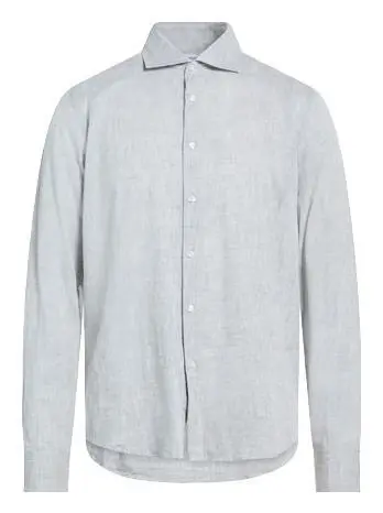 MANUEL RITZ Shirt Size Cotton, Linen - Grey