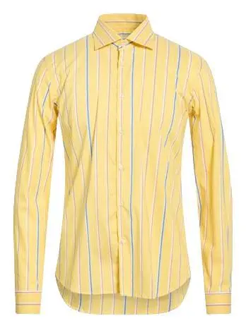 MANUEL RITZ Shirt Size Cotton, Polyamide, Elastane - Yellow
