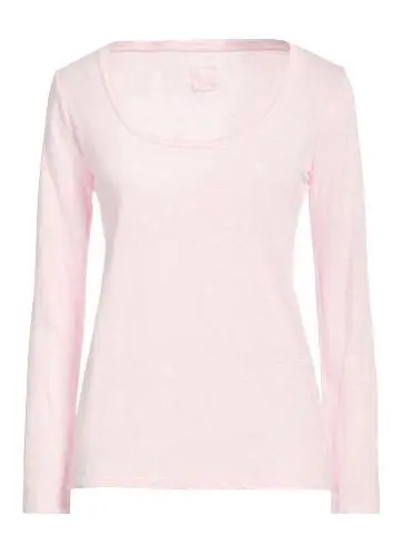 120% Lino Linen Jersey T-shirt - Pink