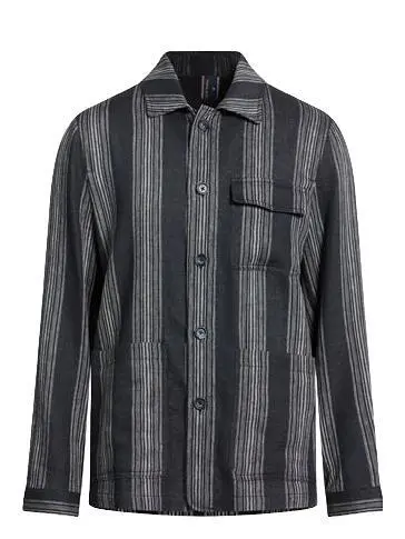 PAOLONI Shirt Midnight Size Polyester, Cotton, Linen - Blue