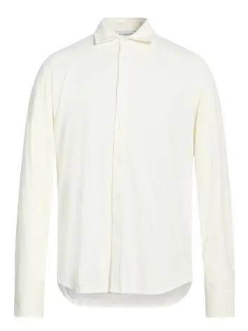 MANUEL RITZ Shirt Size Cotton, Elastane - Off White