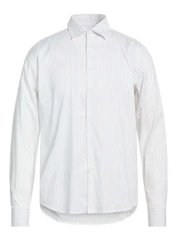 MANUEL RITZ Shirt Size Cotton, Elastane - Off White