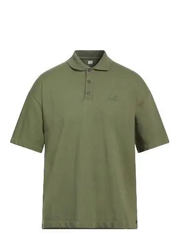 C.P. COMPANY C. P. Company Polo Shirt Military Size Cotton - Green