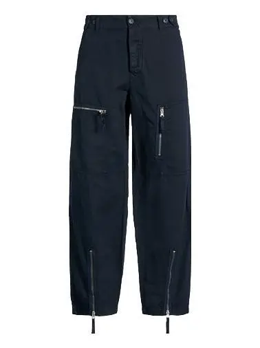C.P. COMPANY Cotton-linen Cargo Pants - Blue
