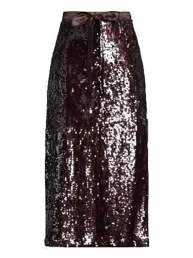 Liviana Conti Midi Wrap Skirt - Brown