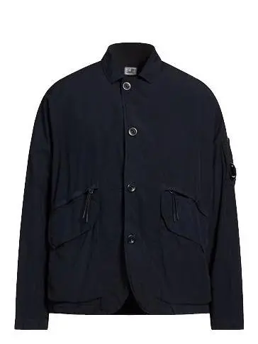 C.P. COMPANY Single-breasted Jacket - Blue