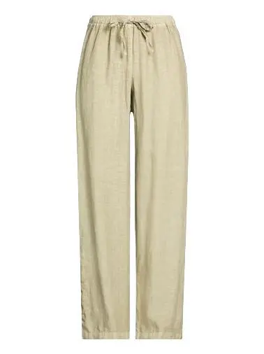 120% Lino Linen Straight-leg Pants - Sage Green