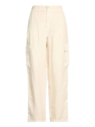 120% Lino Linen Cargo Pants - Beige