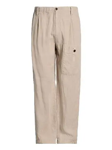 C.P. COMPANY Linen Casual Pants - Beige