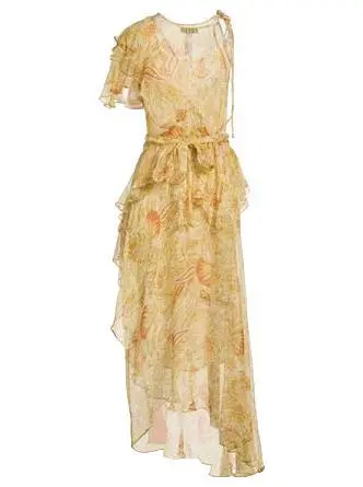 TWINSET Floral-print Maxi Dress - Yellow