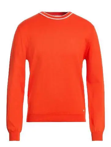 MANUEL RITZ Sweater In Linen And Cotton - Red