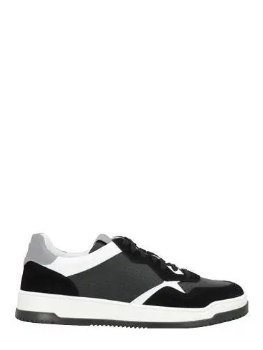 CERRUTI 1881 Cow Leather Sneakers - Black