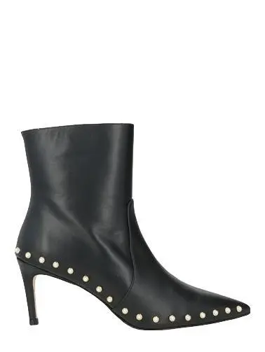 STUART WEITZMAN Leather Ankle Boots - Black