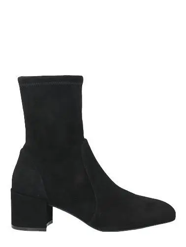 STUART WEITZMAN Ankle Boots In Suede - Black