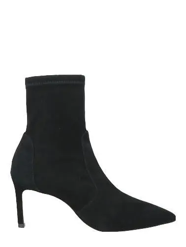 STUART WEITZMAN Leather Ankle Boots - Black