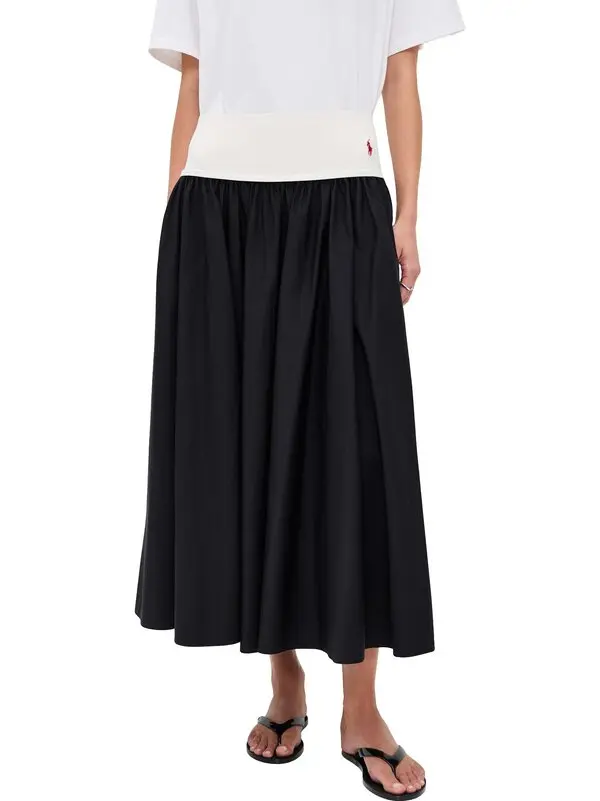 Polo Ralph Lauren Midi Skirt - Atlantic