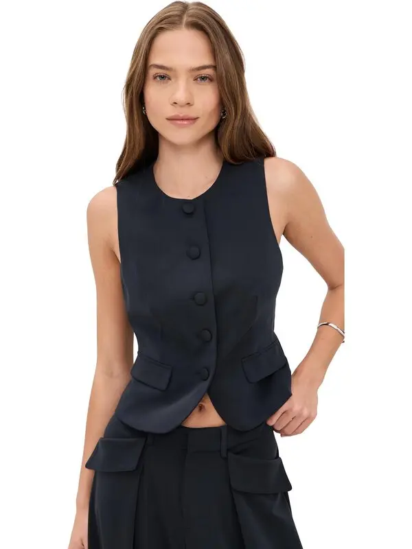 Cinq À Sept Winora Vest - Navy