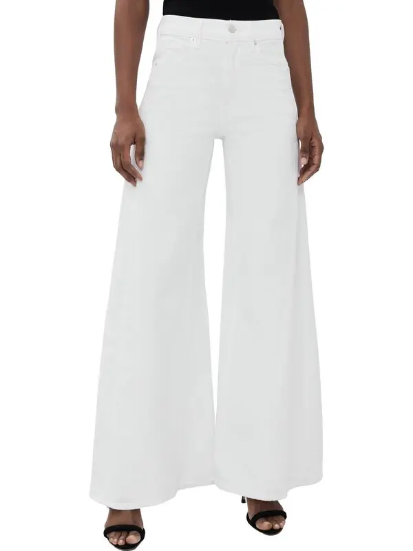 Veronica Beard Vicki Wide-leg Jeans - White