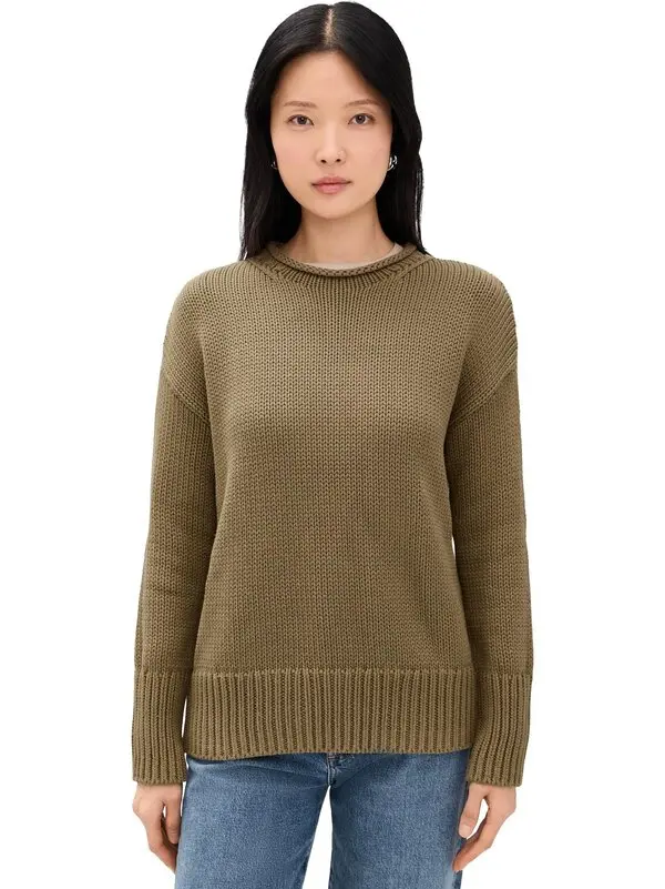 LA LIGNE Solid Marina Sweater - Tan