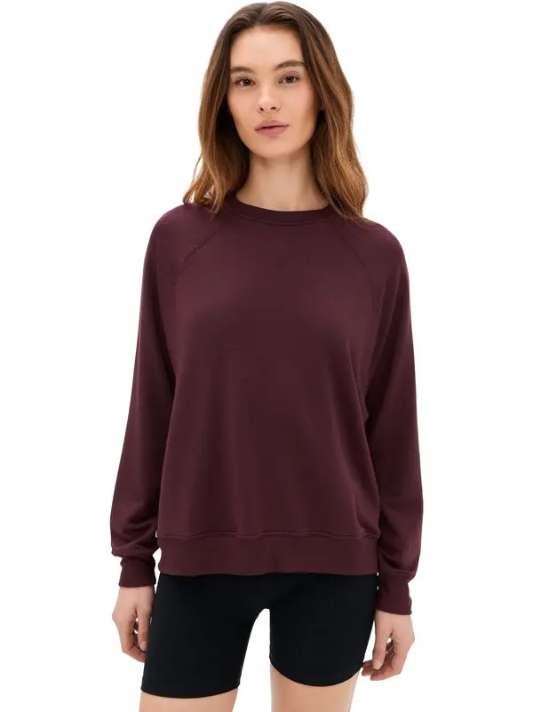 Splits59 Andie Sweatshirt - Dark Cherry