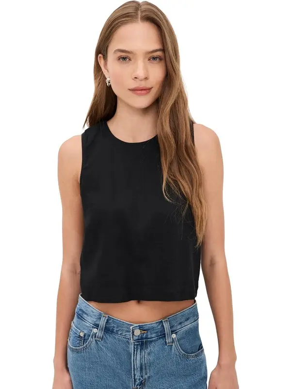 Z Supply Sloane Linen Top - Black