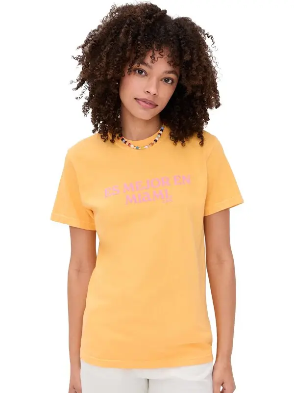 CONIGLIO PALM BEACH Miami Tee - Orange