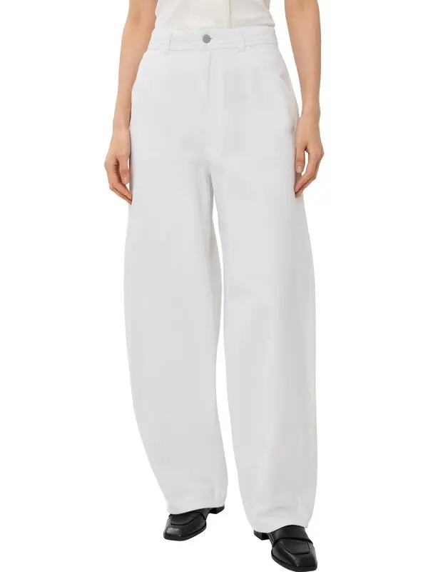 LEMAIRE Oversized Jeans - Milk