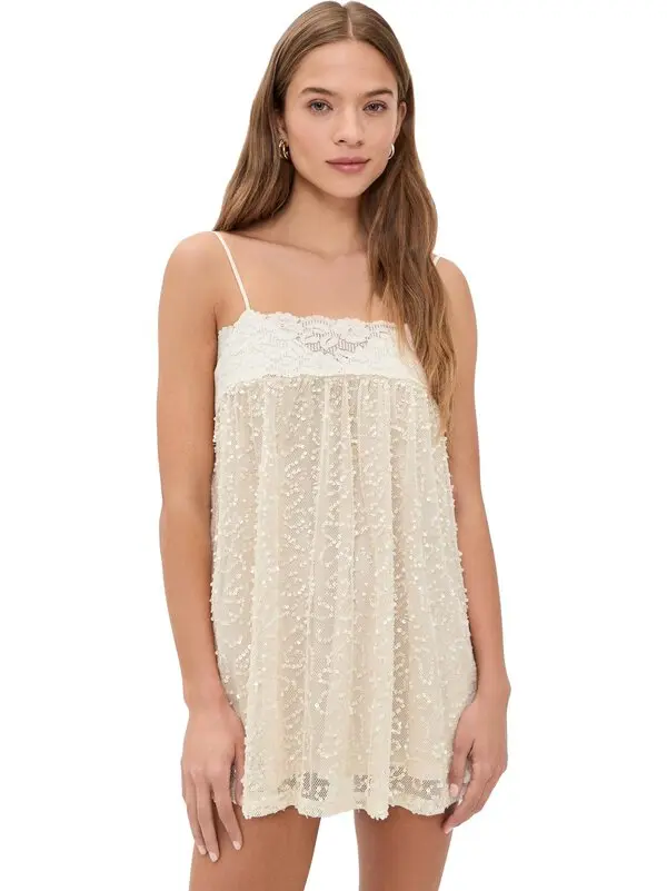 FAIT PAR FOUTCH Sophia Dress - Ivory Sequin