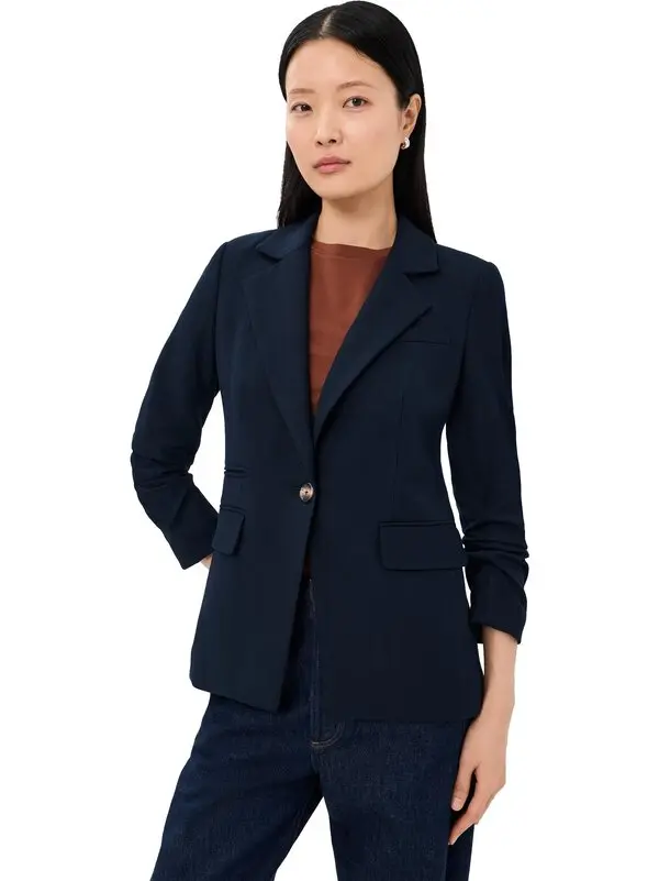 Veronica Beard Battista Dickey Jacket - Navy