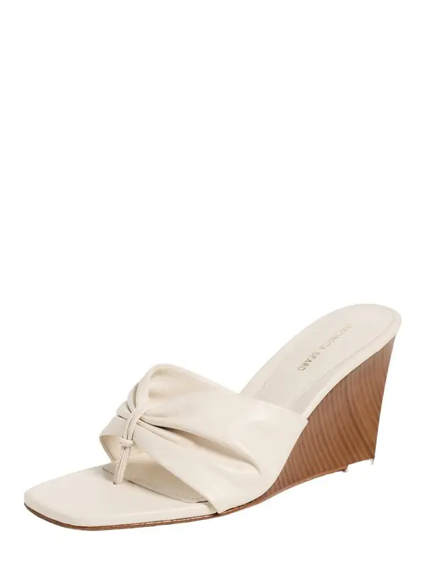 Veronica Beard Tullia Wedges - Ecru