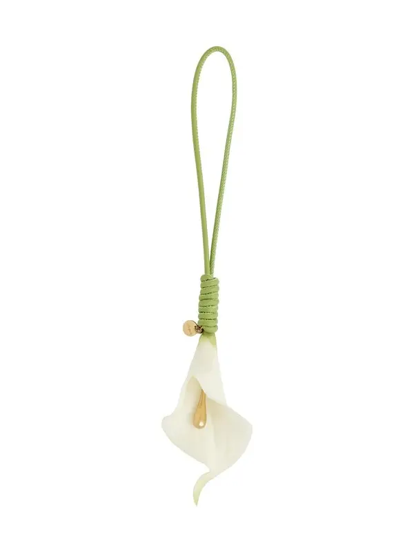 Cult Gaia Calla Bag Charm - White