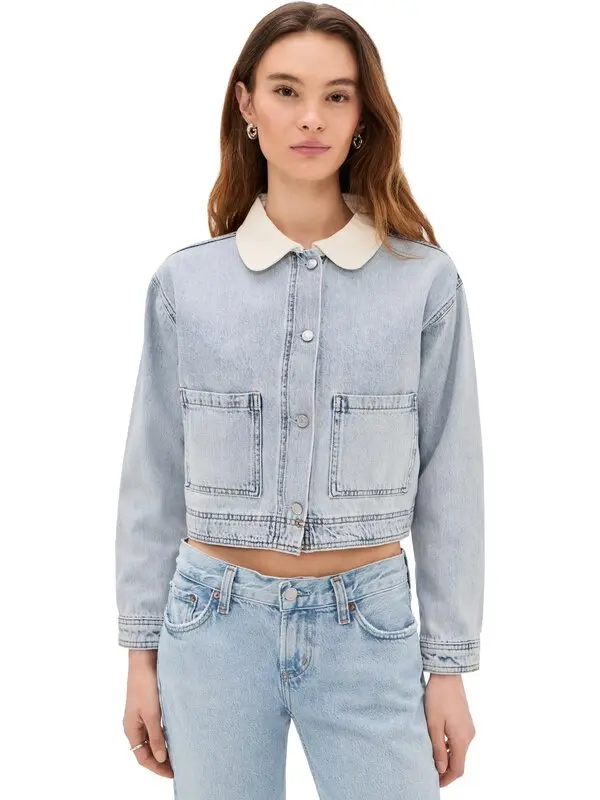 LE JEAN Cora Denim Trucker Jacket - Wild And Free
