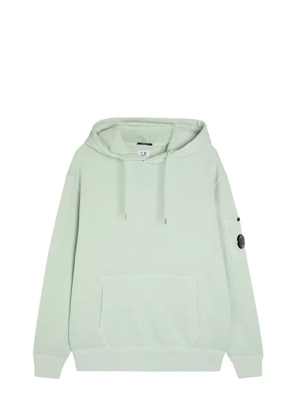 C.P. COMPANY Hooded Cotton Sweatshirt - Blue