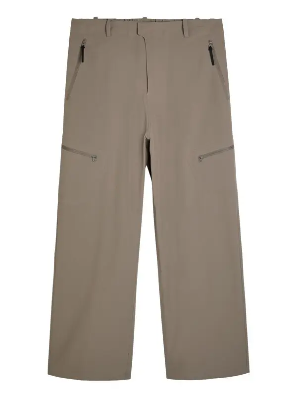 HIKING PATROL Edge Lt Softshell Wide-leg Trousers - Brown