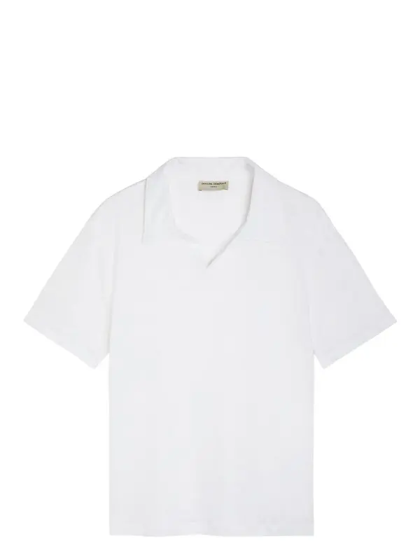 Officine Générale Boris Linen T-shirt - White