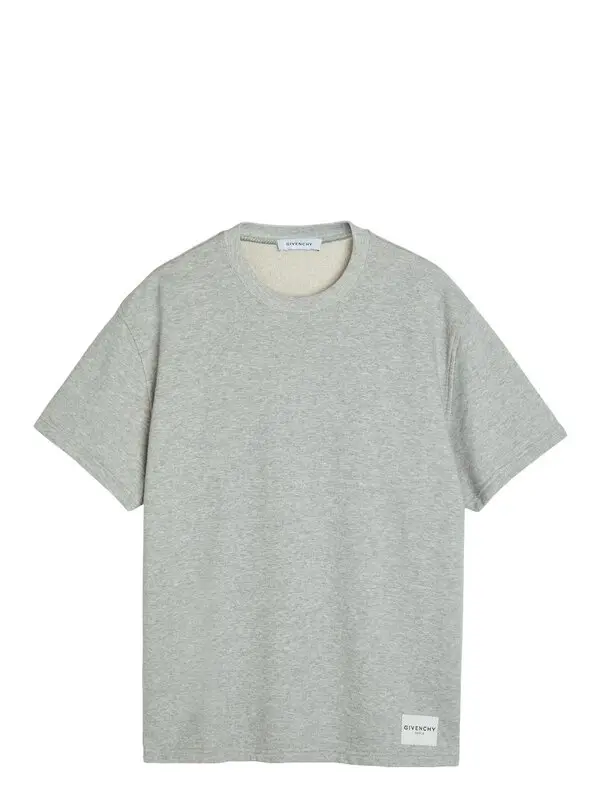 Givenchy Logo Cotton T-shirt - Light Grey