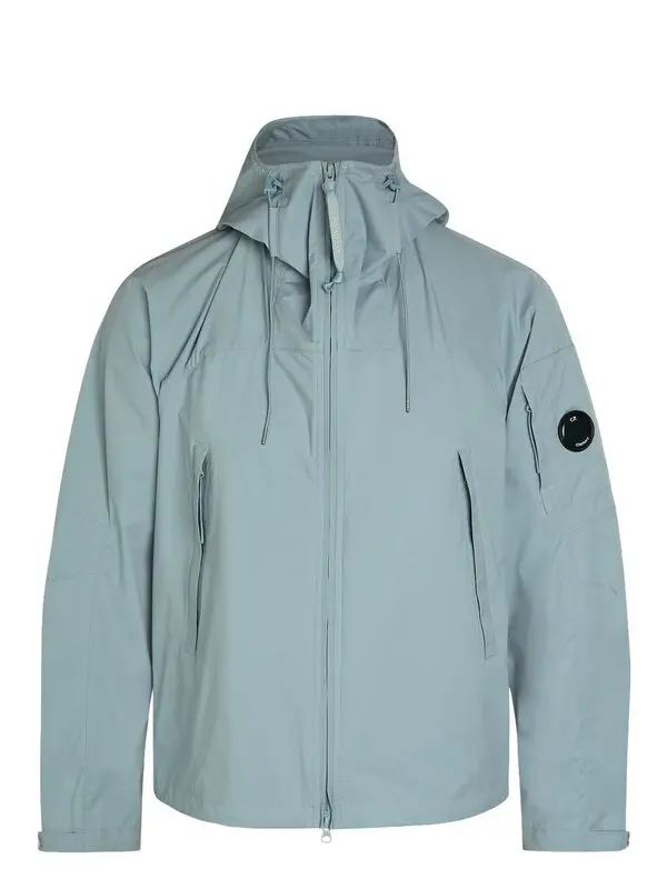C.P. COMPANY Hooded Pro-tek Shell Jacket - Silver