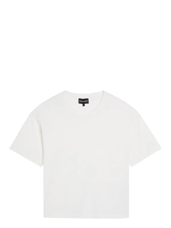 Emporio Armani Cotton T-shirt - Cream