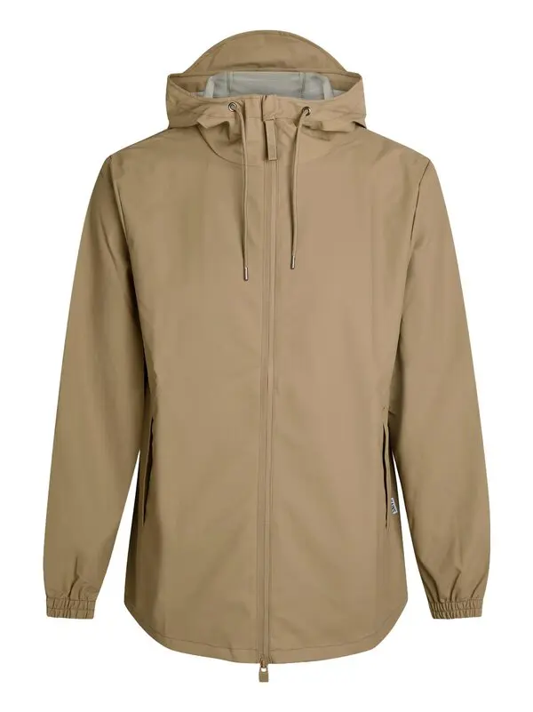 Rains Storm Breaker Hooded Waterproof Jacket - Beige