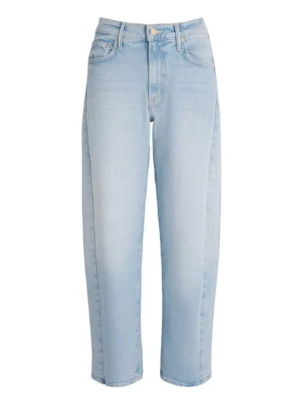 MOTHER The Mid-rise Half-pipe Wide-leg Jeans - Blue