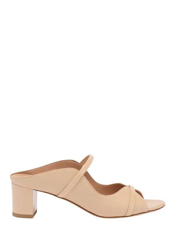 MALONE SOULIERS Nappa Leather Norah Heeled Sandals - Nude