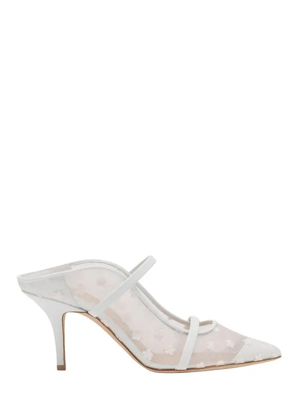 MALONE SOULIERS Maureen Mesh Mules 70 - White