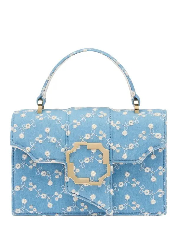 MALONE SOULIERS Aubrey Mini Top-handle Bag - Blue