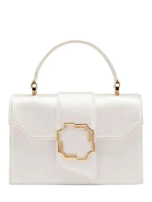 MALONE SOULIERS Mini Audrey Top-handle Bag - Ivory
